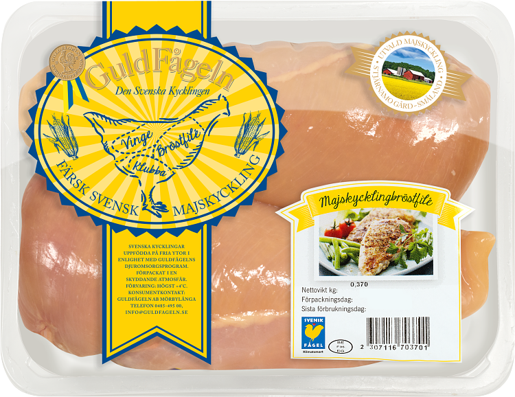 Majskyckling­bröstfilé 2-pack - Guldfågeln